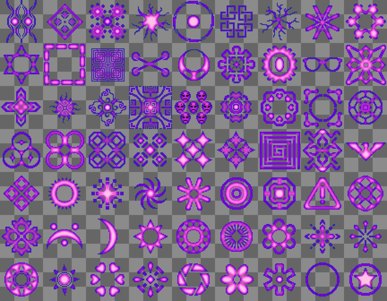 Neon Icons Effect Pack 2 | OpenGameArt.org