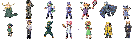 Character/Trainer Sprites (64px) | OpenGameArt.org