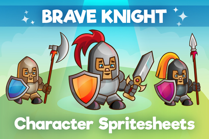 2D Game Knight Character Sprite | OpenGameArt.org