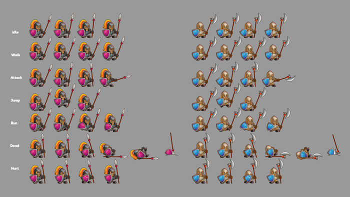 2D Game Knight Character Sprite | OpenGameArt.org