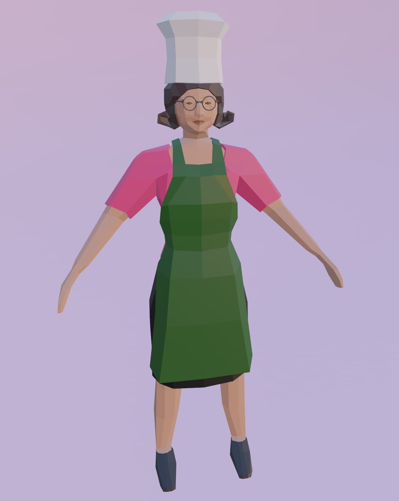OverScore Proxy - Modular Low-Poly Female Character Creation Set ...