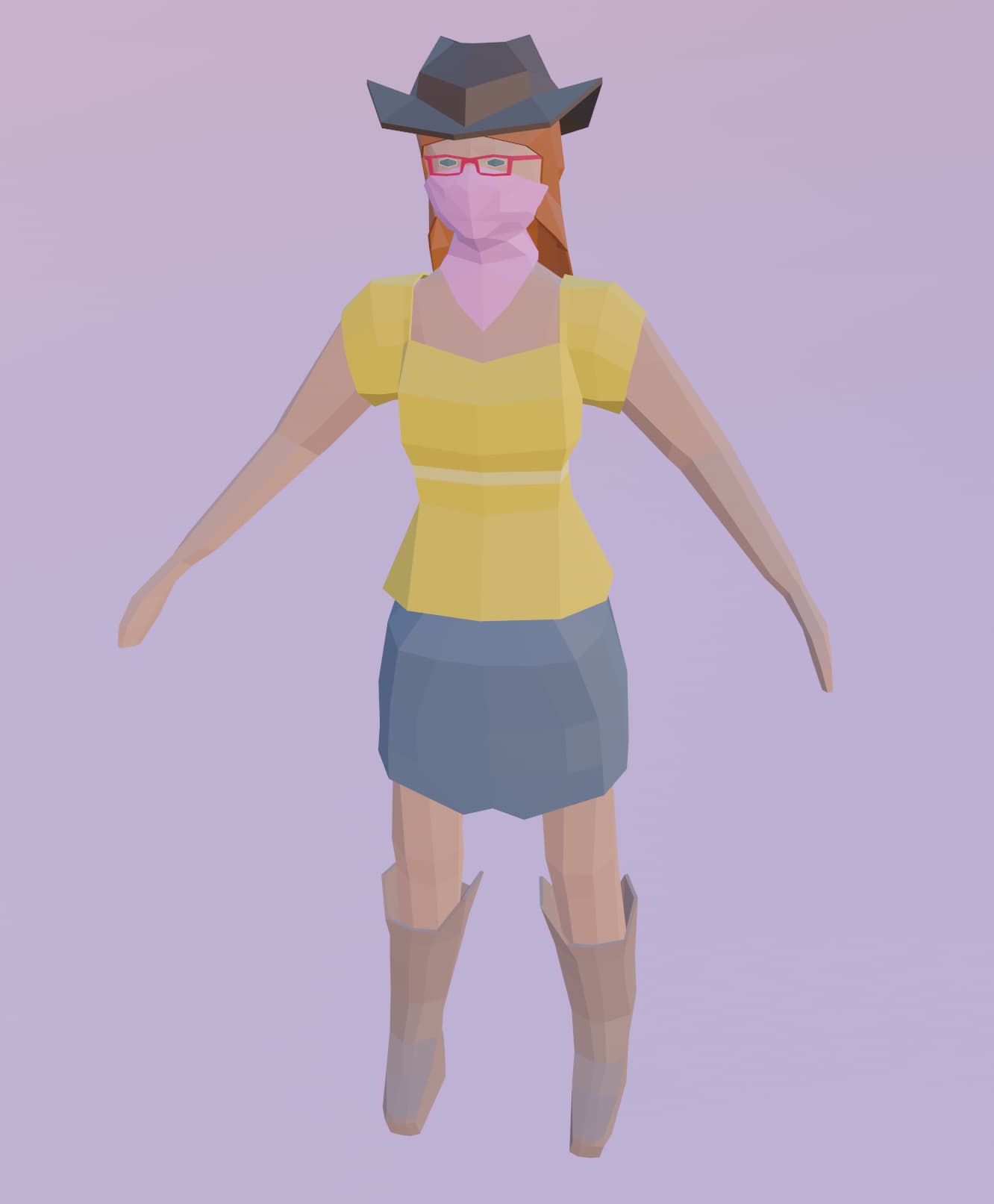 OverScore Proxy - Modular Low-Poly Female Character Creation Set ...