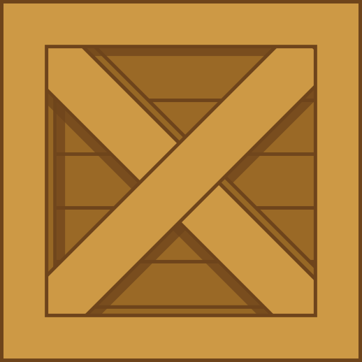 Cartoon Wooden Crate OpenGameArt