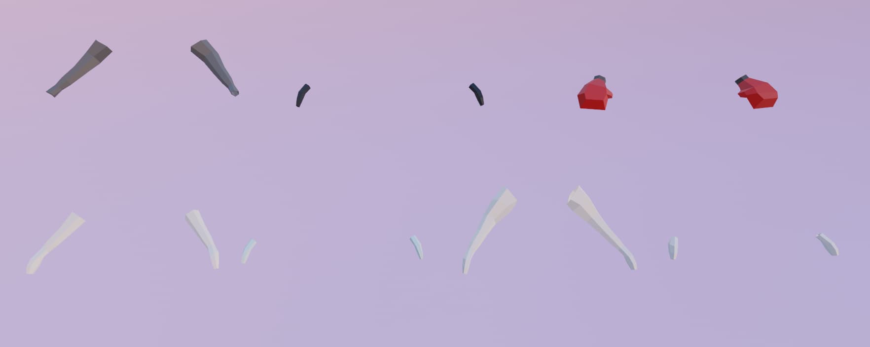 OverScore Proxy - Modular Low-Poly Female Character Creation Set ...