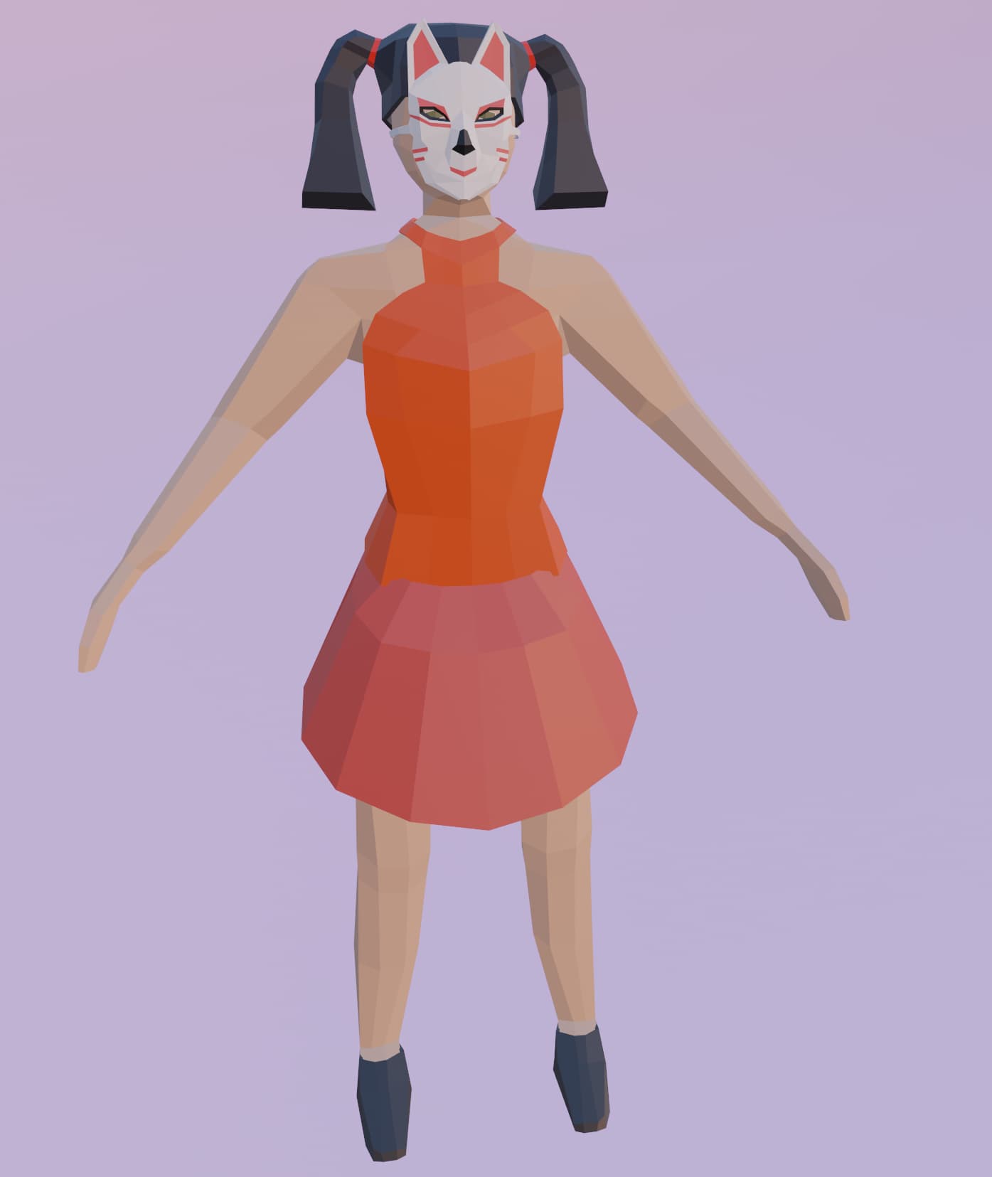 OverScore Proxy - Modular Low-Poly Female Character Creation Set ...