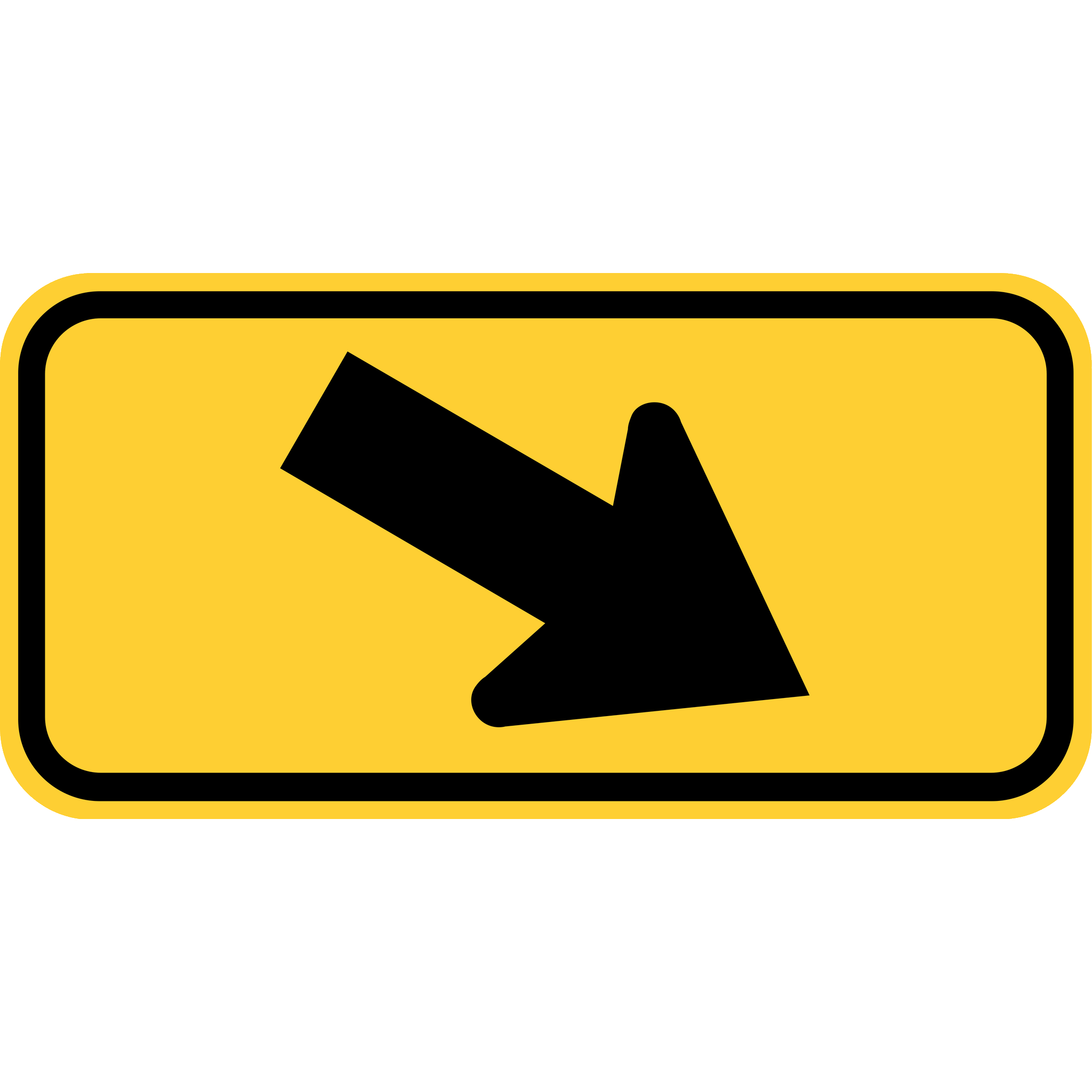 Road Sign Pack (2K PNG) - W16-7PR.png | OpenGameArt.org