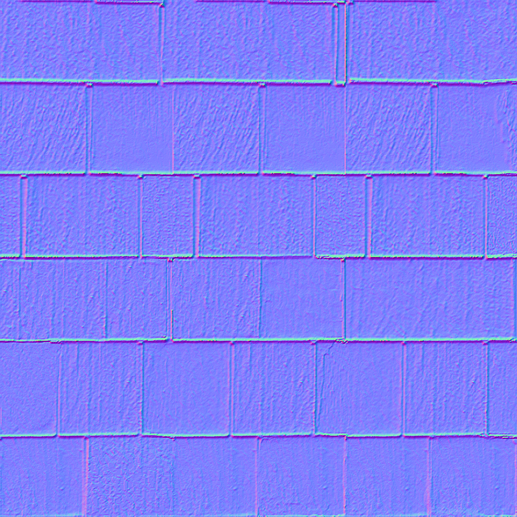 Pixar's textures - Cedar_shake_pxr128_normal.png | OpenGameArt.org