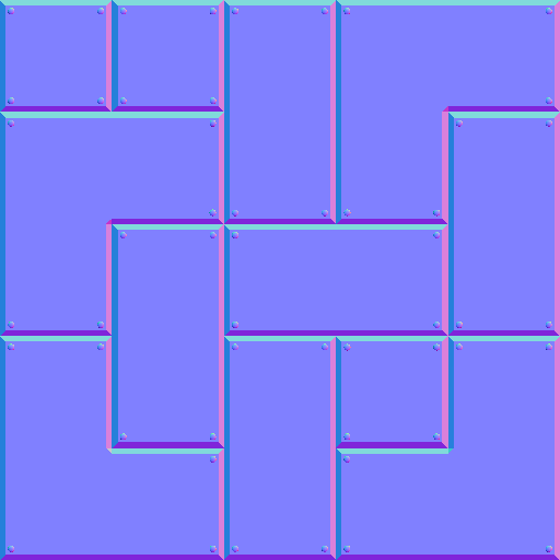 Hull Plating Normal Maps - platingnormal3_0.png | OpenGameArt.org