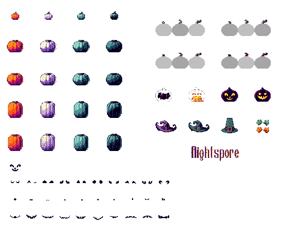 Halloween Pumpkins | OpenGameArt.org