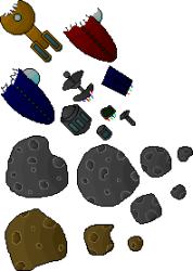 Asteroids/Debris Set | OpenGameArt.org
