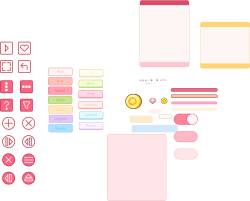 Simple Pink UI Pack Demo | OpenGameArt.org