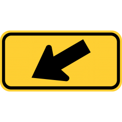 Road Sign Pack (2K PNG) - W16-7PL.png | OpenGameArt.org