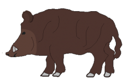 Boar Pixel | OpenGameArt.org